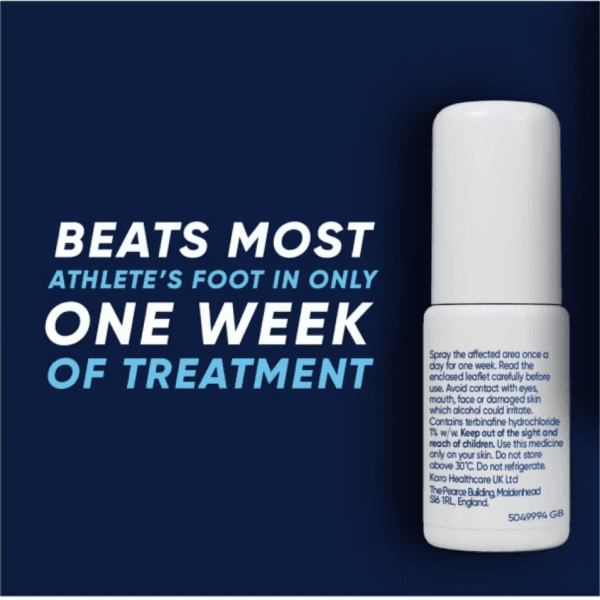 Lamisil AT 1% Spray For Athlete's Foot Dhobie Jock Itch 15ml Pack : 2 UK