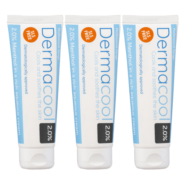 Buy Dermacool Plus 2% Menthol Aqueous Cream 100g Pack : 3 | Cosmic ...
